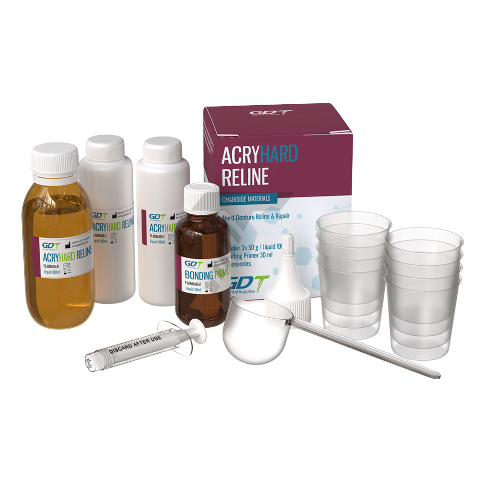 GDT AcryHard Denture Reline - Durable Denture Reline Solution