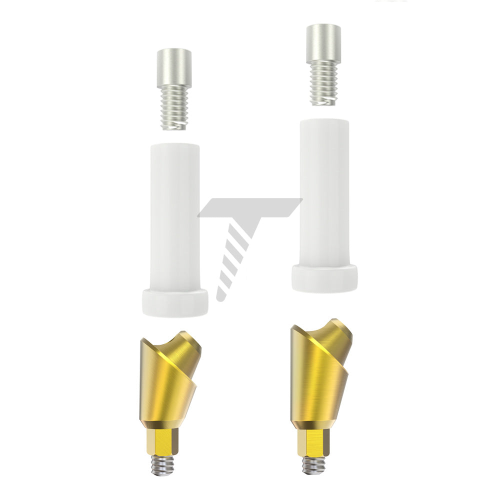 Angulated Multi Unit 1.4 Plastic Sleeve Set Slim Platform 45°