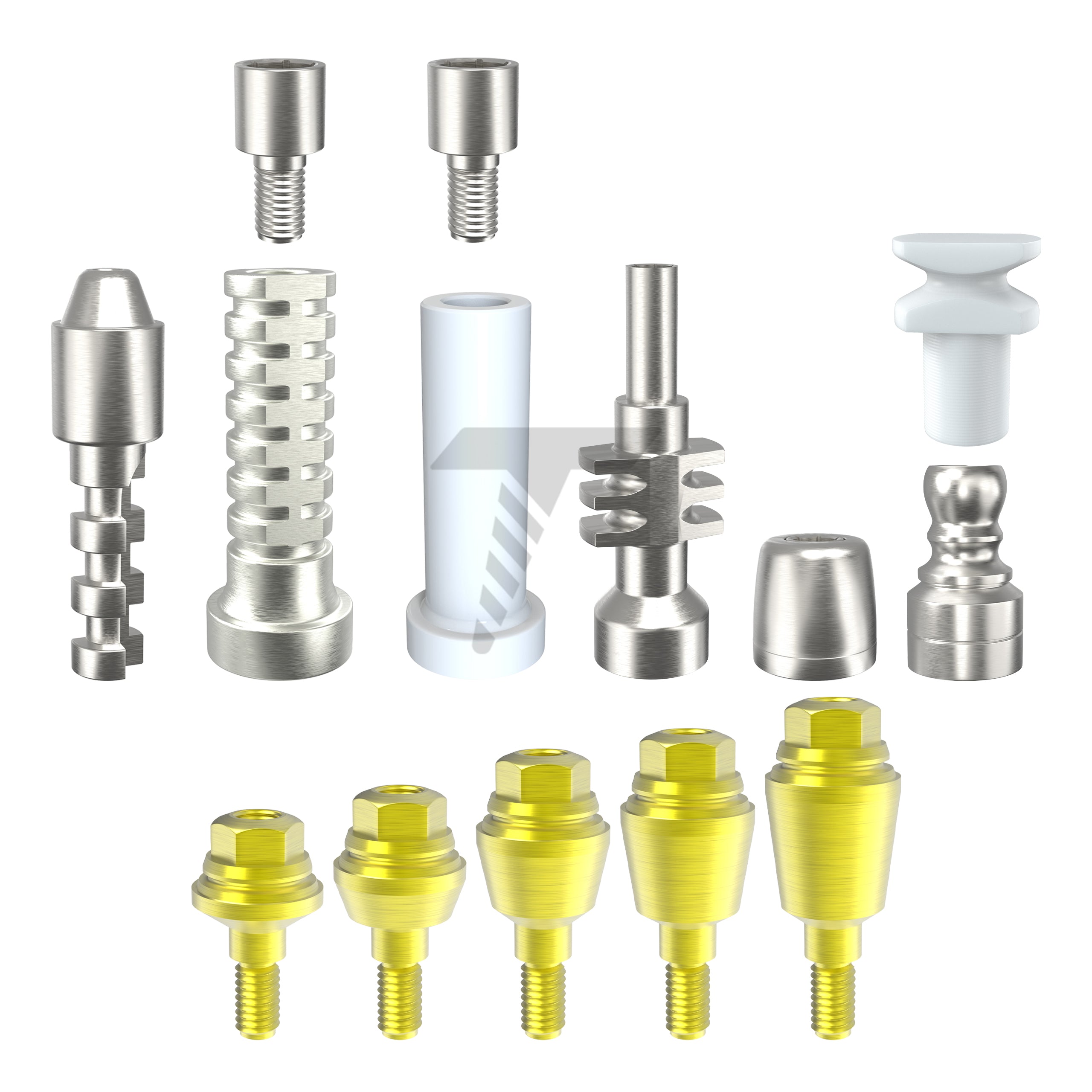 Straight Multi Unit 1.4 Screw Retained Dental Implant Prosthetics