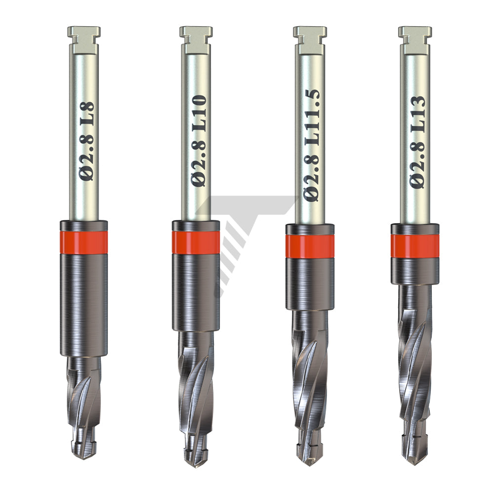 DLC Step&Stop Integral Drills Ø2.8mm