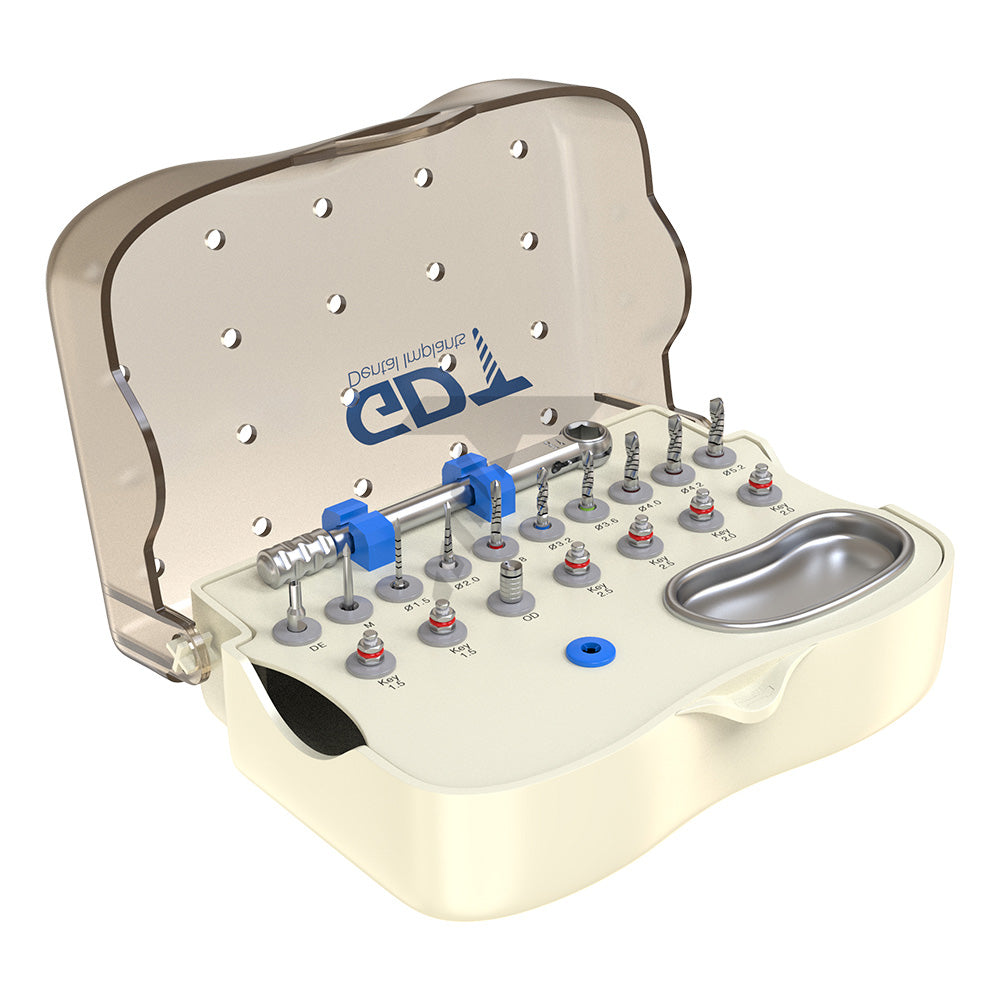 GDT Standard Surgical Kit Box - 18 parts | GDT Implants
