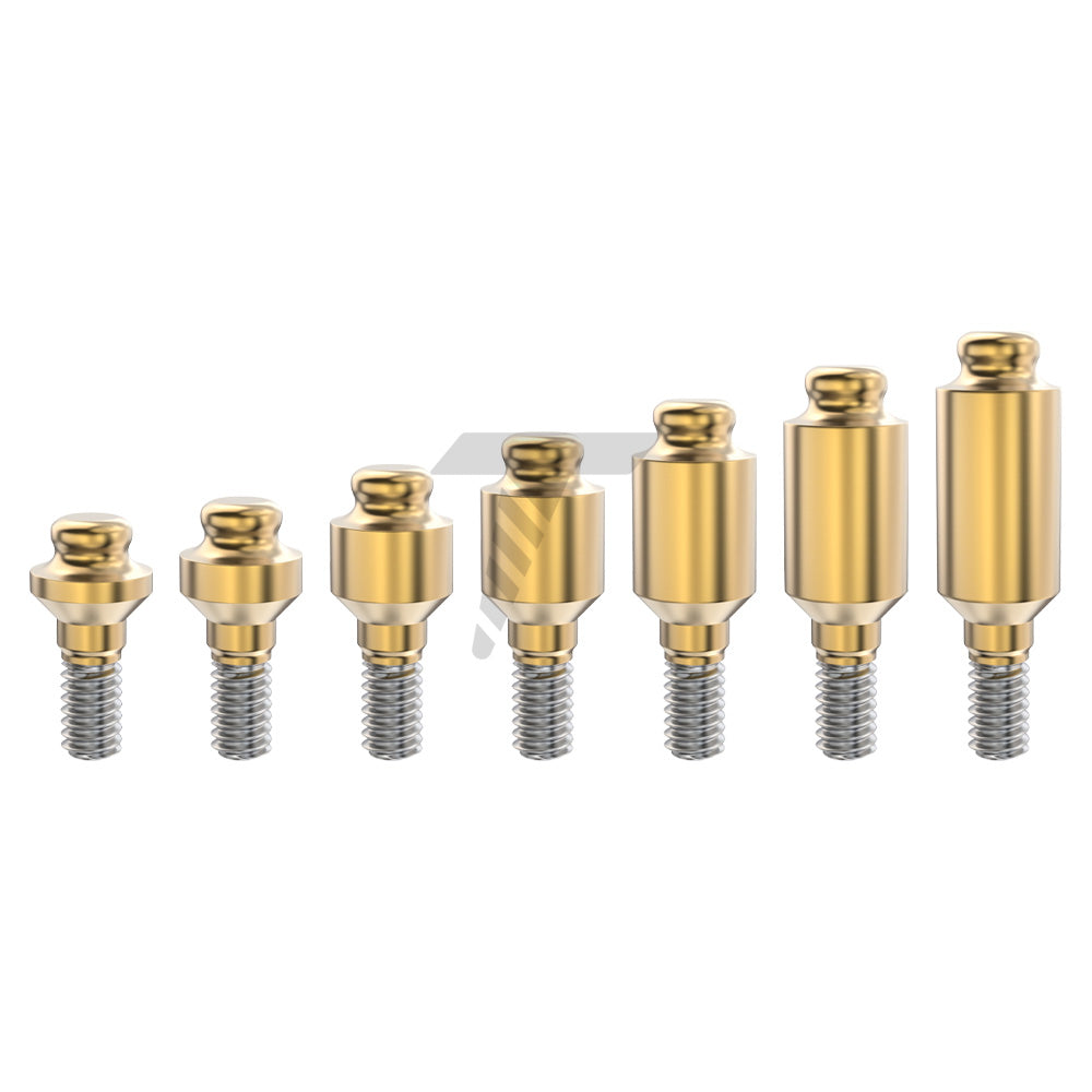 Straight GdtLoc Attachment in different sizes | GDT Implants