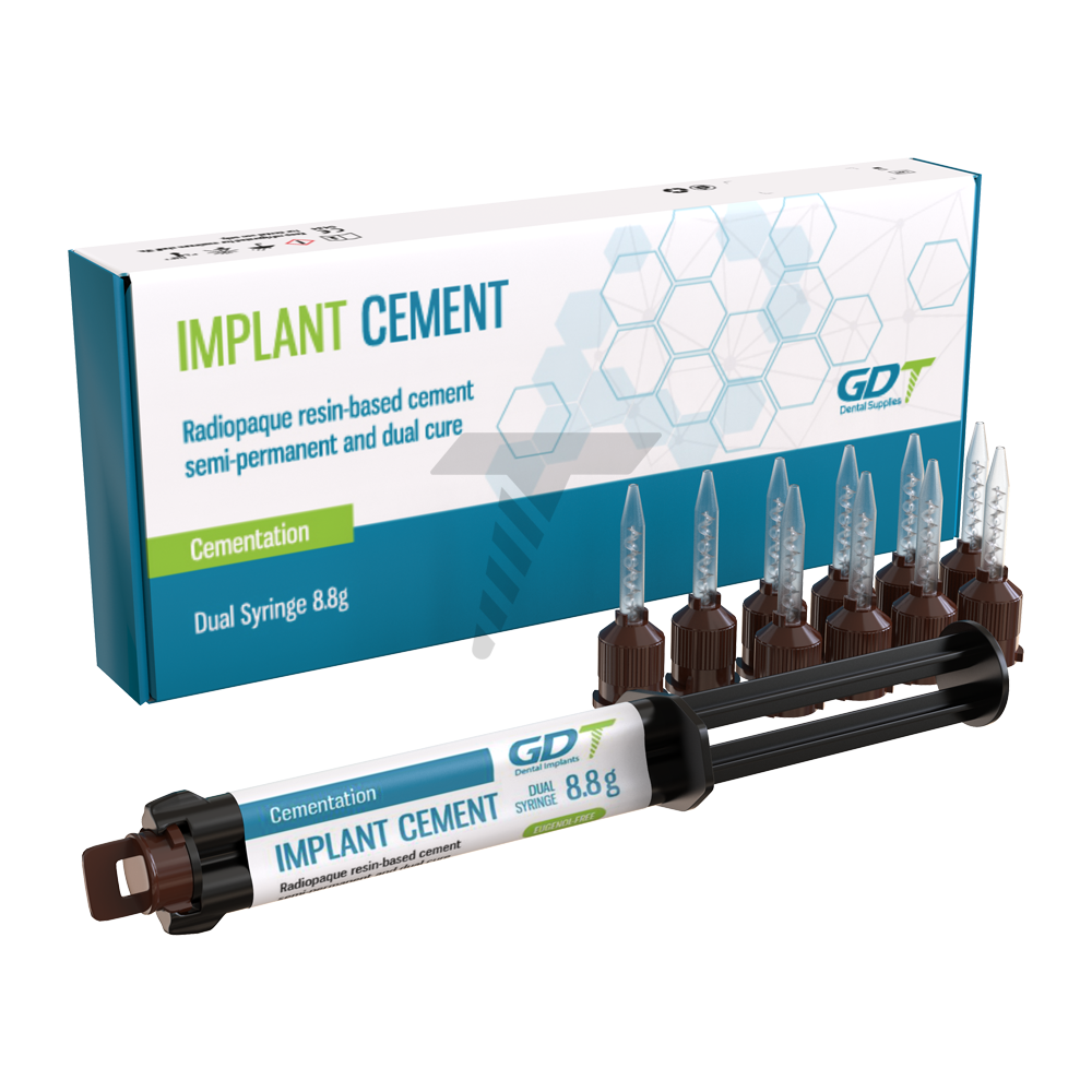 GDT Implant Cement: Crown and Bridge Dental Restoration Resin