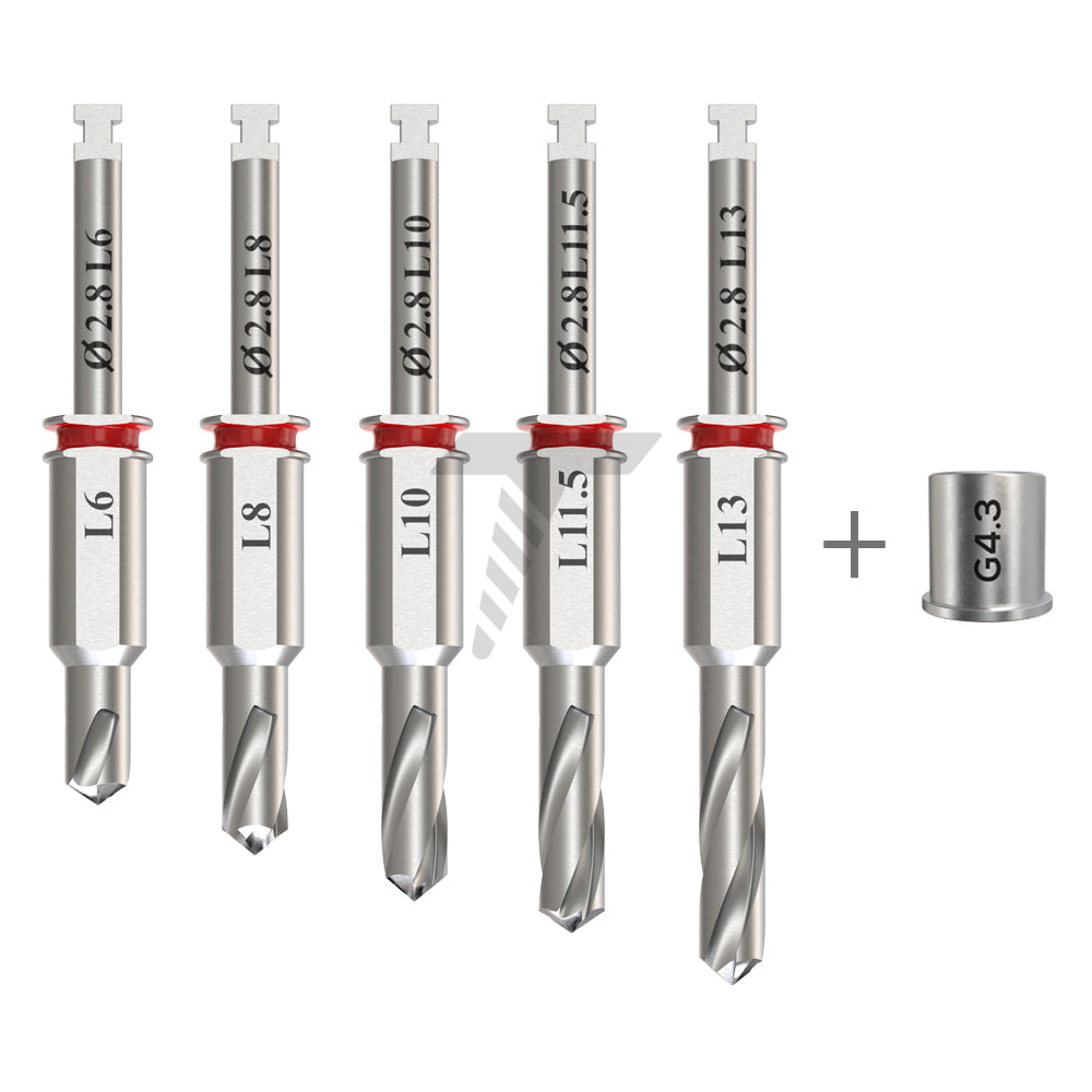 Guided Surgery Drill Ø2.8mm External Irrigated + Guide Sleeve