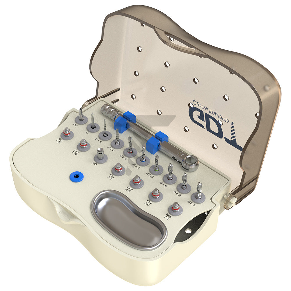 GDT Standard Surgical Kit Box - 18 parts | GDT Implants