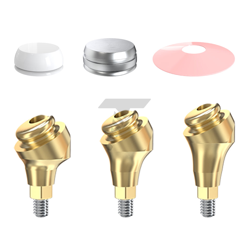 Angulated 30° Click Attachment Standard Set Narrow Platform (NP)